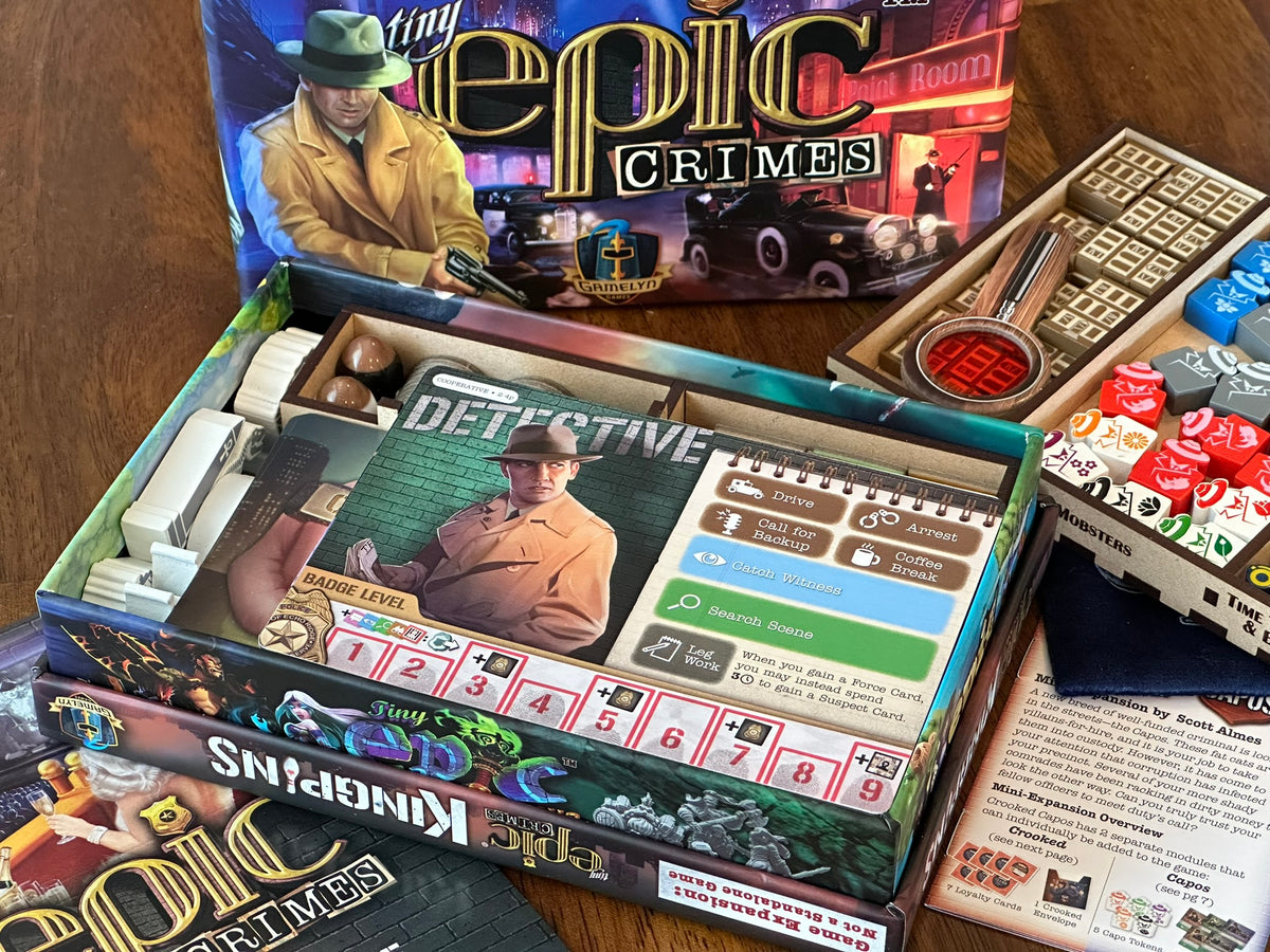 Game Box Insert for Tiny Epic Crimes – The Shipshape Gamer