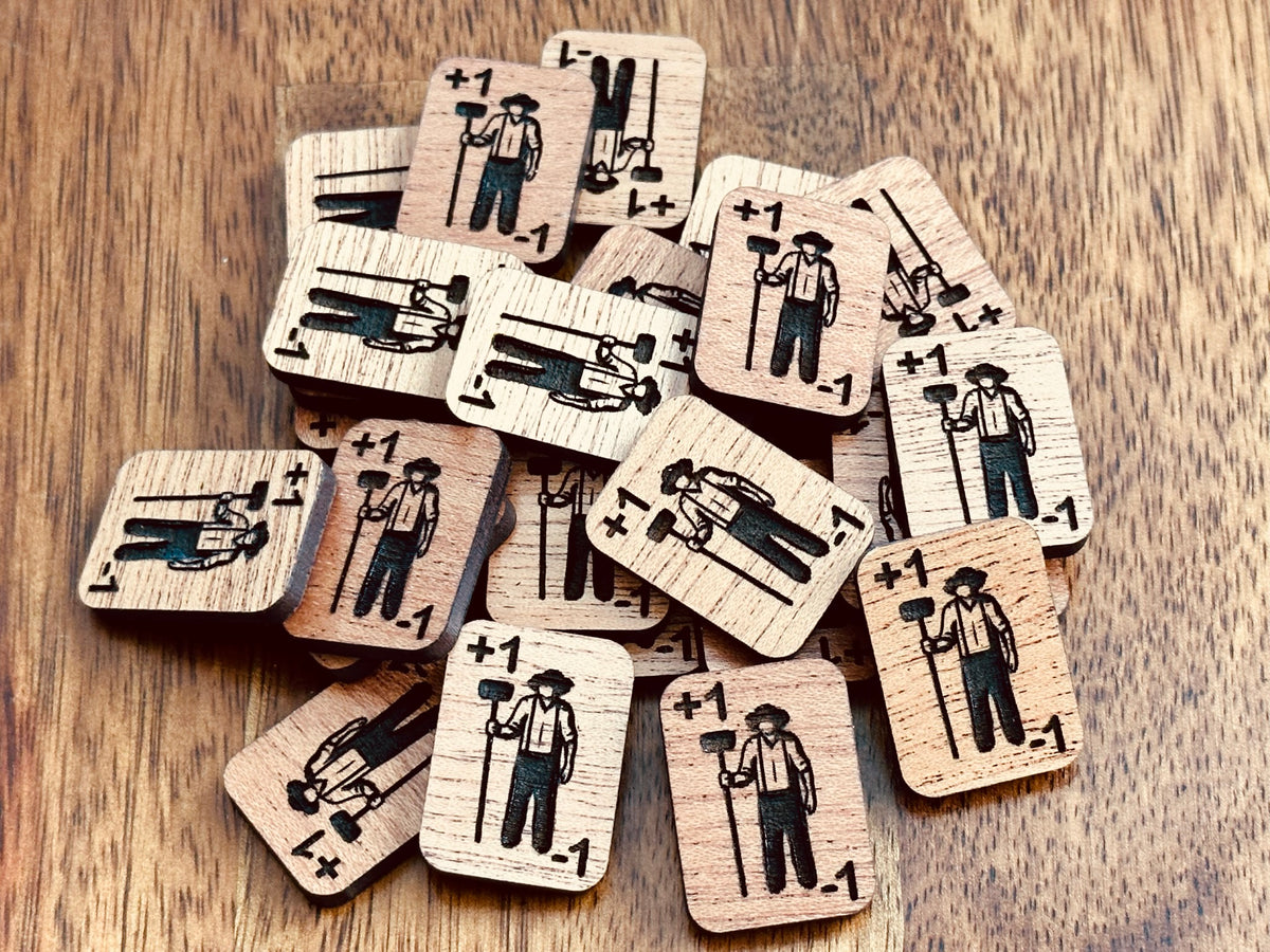 Worker Tokens for Castles of Burgundy – The Shipshape Gamer